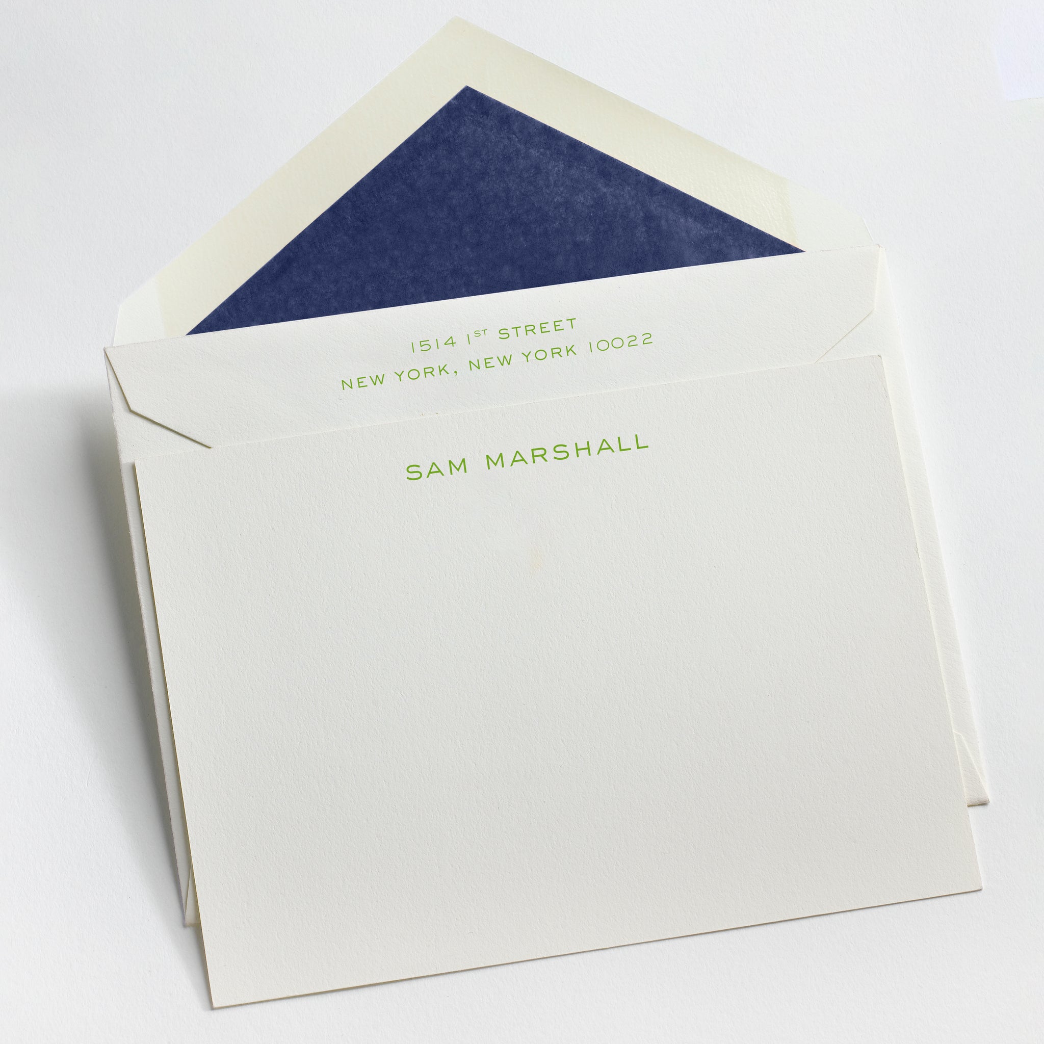 Custom Stationery – Mrs. John L. Strong