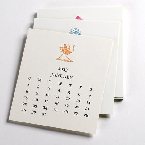 Calendars – Mrs. John L. Strong